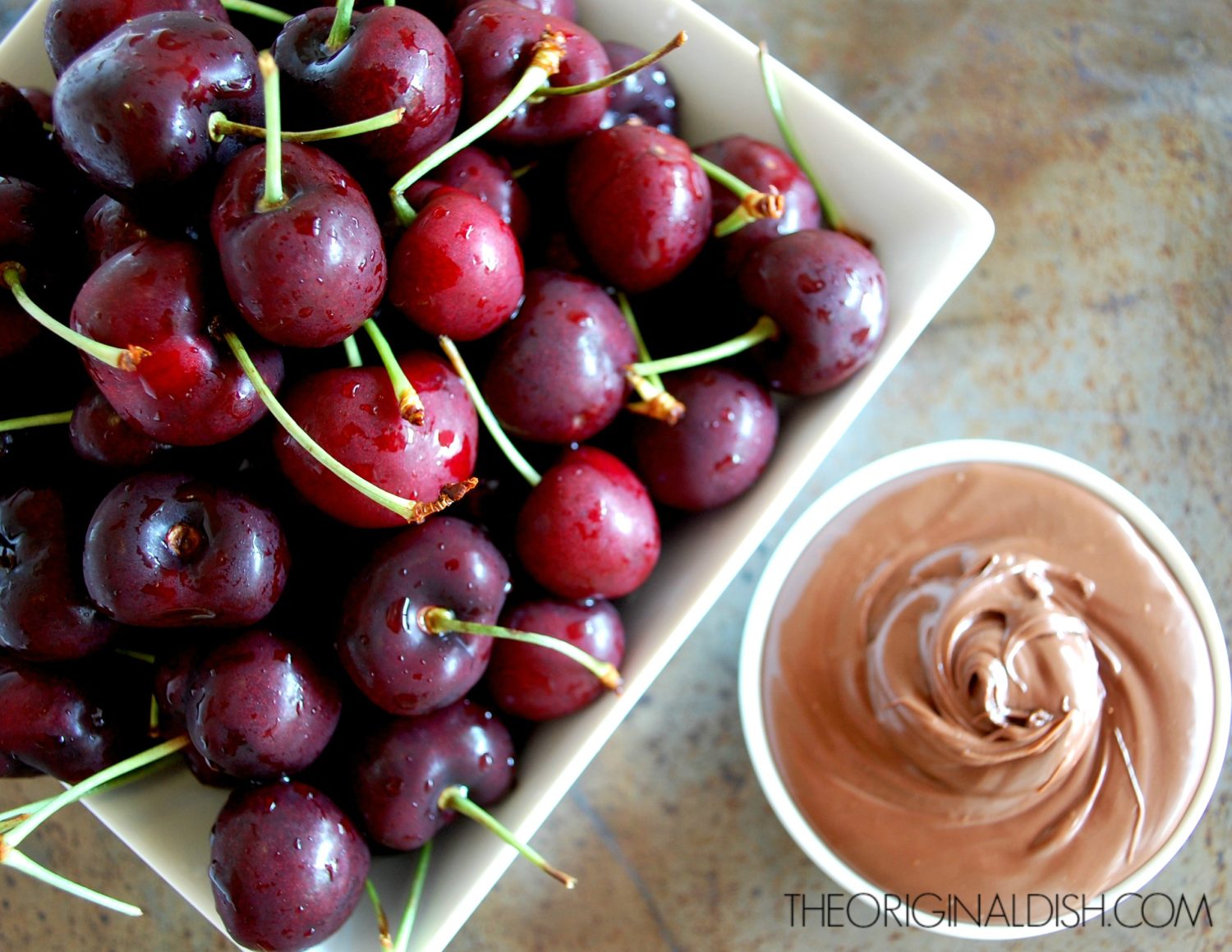 Nutella Cheesecake with Sweet Cherry Jam - The Original Dish