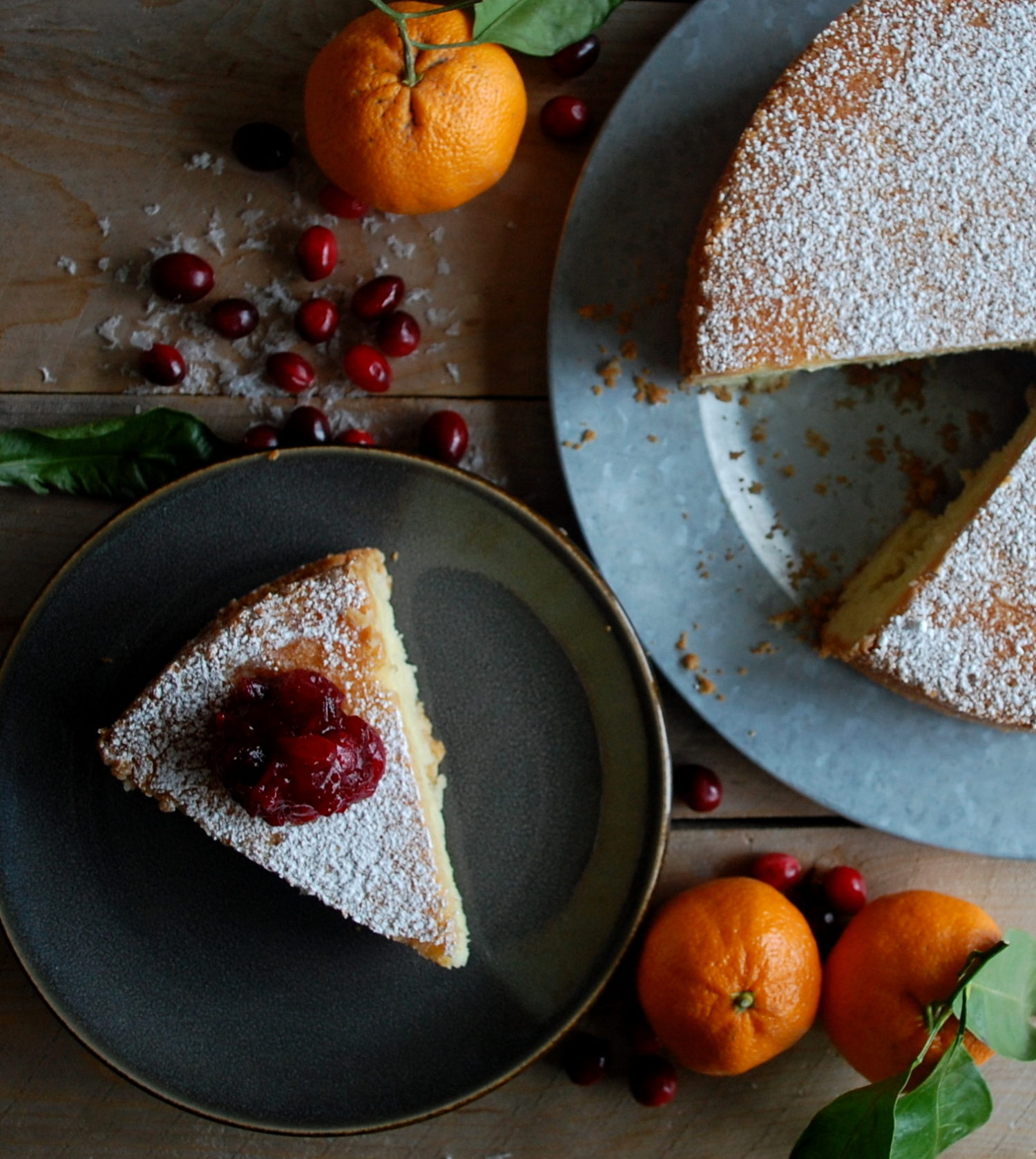 Basque Cake with Cranberry Compote - The Original Dish