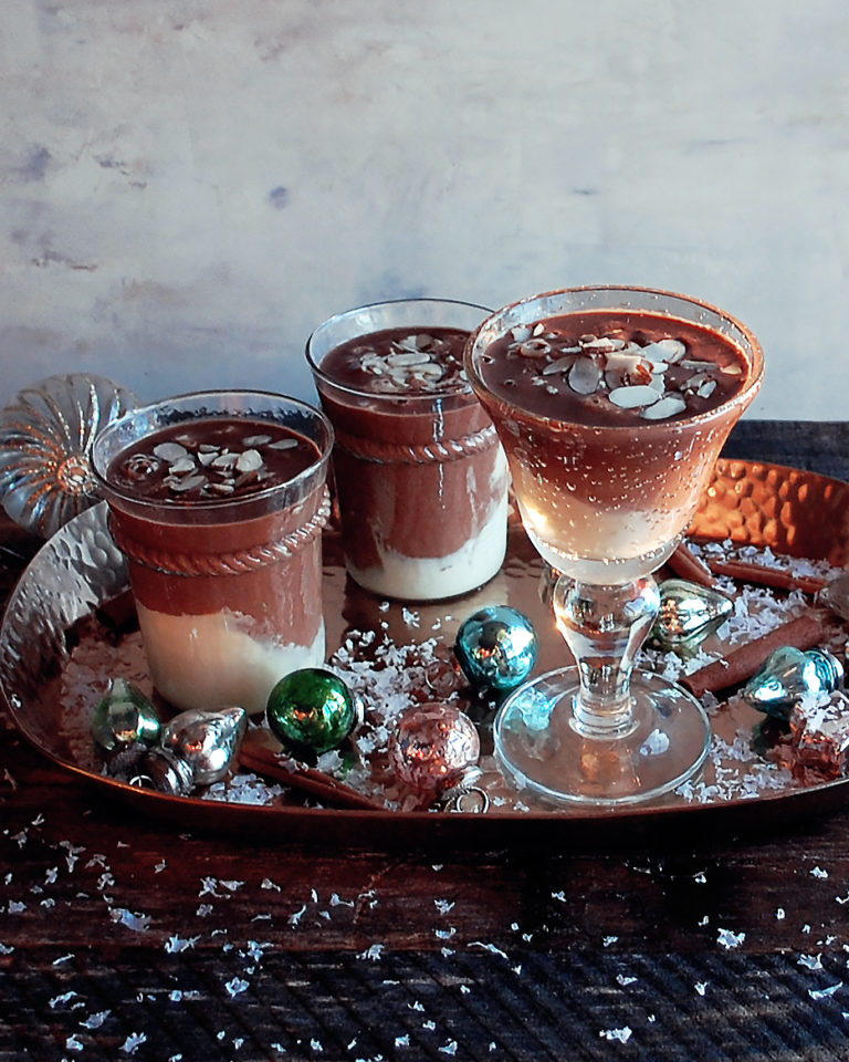 Hot Chocolate Amaretto Ice Cream Floats - The Original Dish