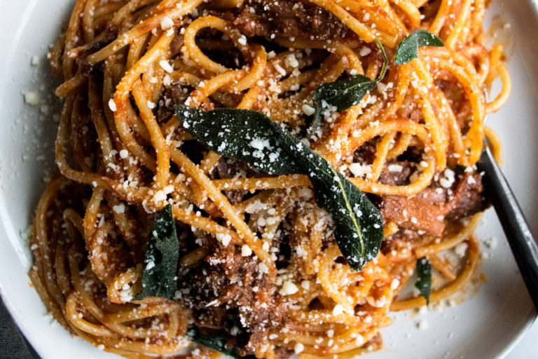 Braised Short Rib Spaghetti - The Original Dish