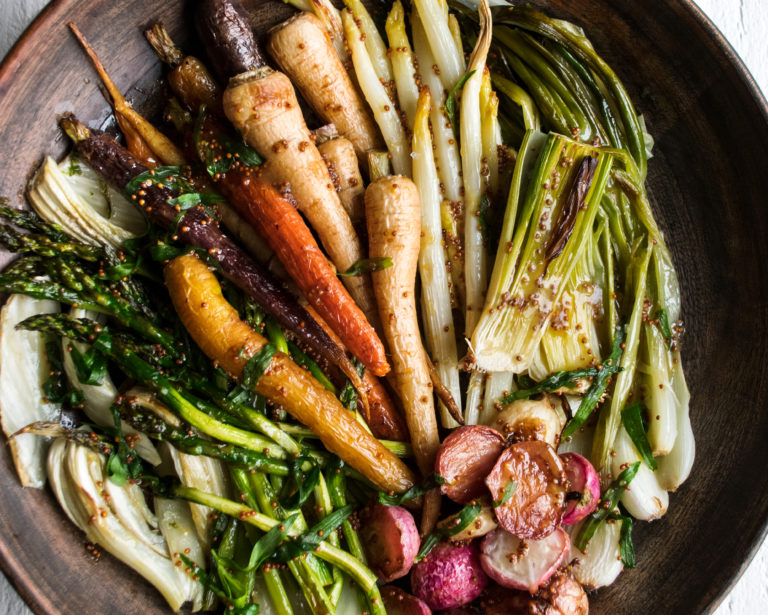 Roasted Spring Vegetables with Tarragon Mustard Vinaigrette - The ...