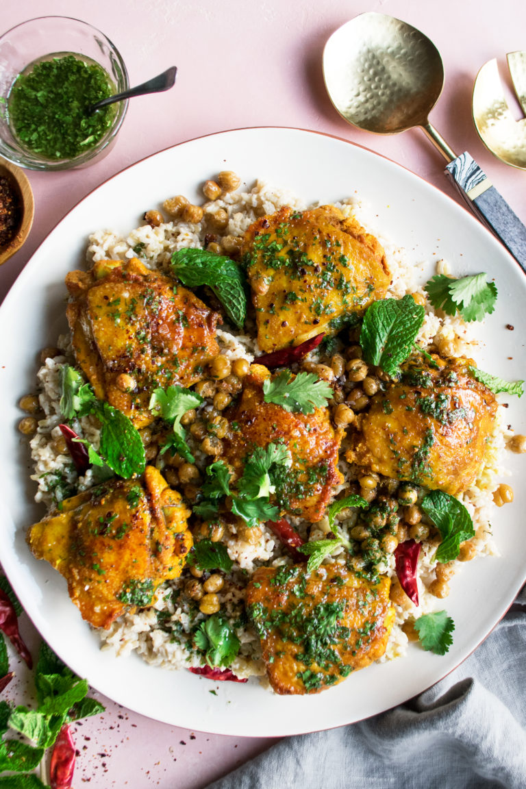 Crispy Turmeric Chicken with Coconut Chile Rice - The Original Dish
