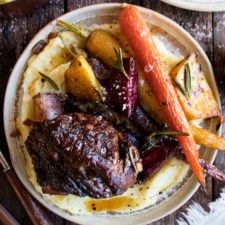 Braised Short Ribs with Roasted Root Vegetables - The Original Dish