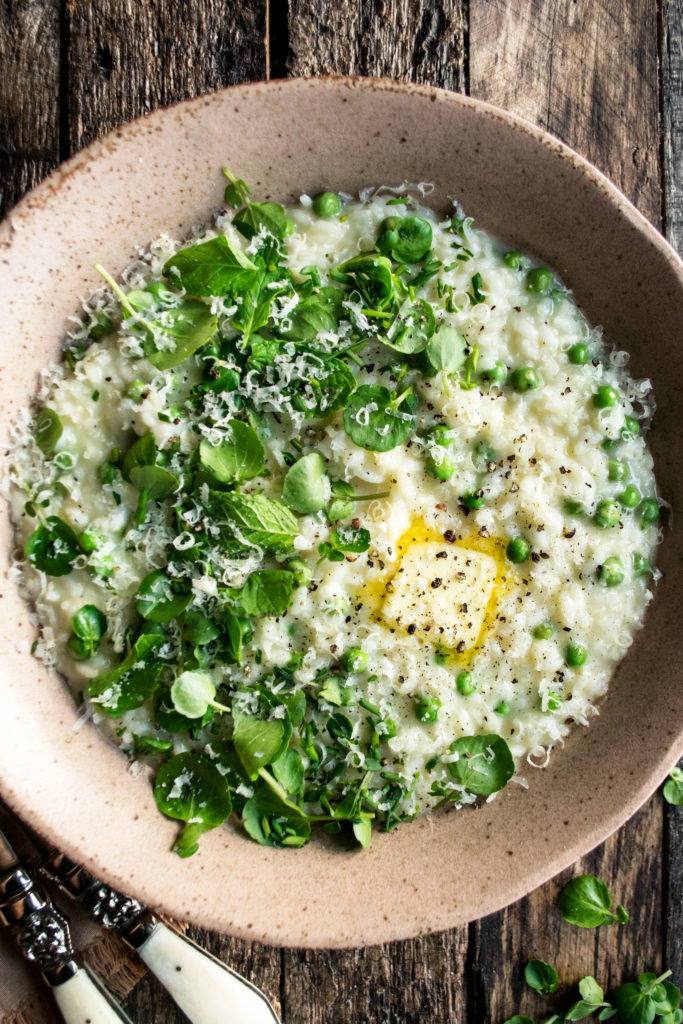 Spring Pea Risotto - The Original Dish