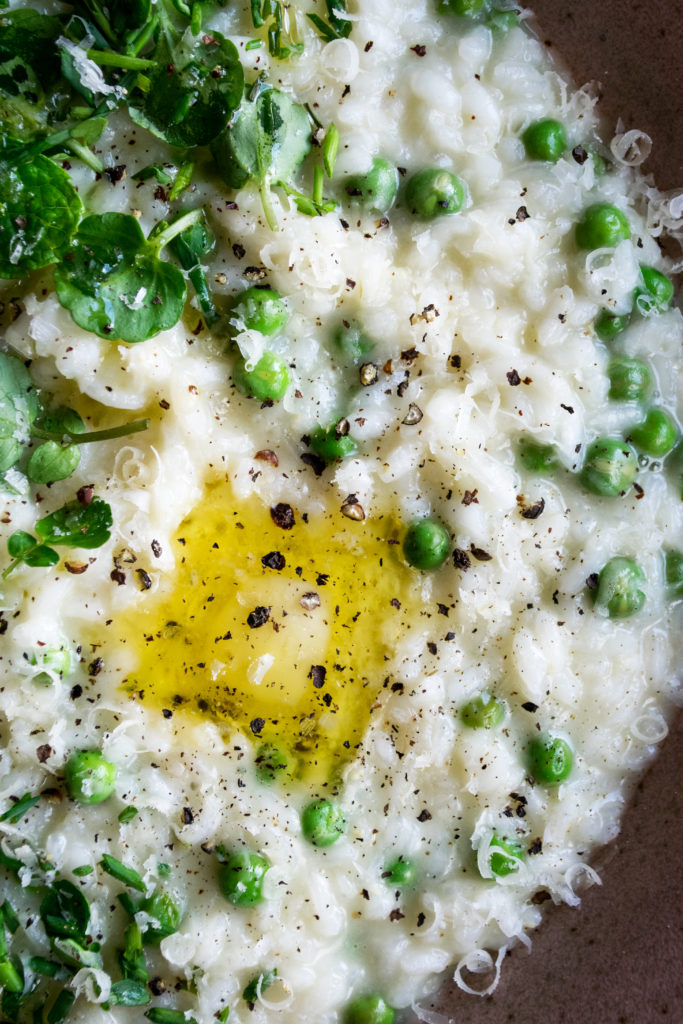 Spring Pea Risotto - The Original Dish