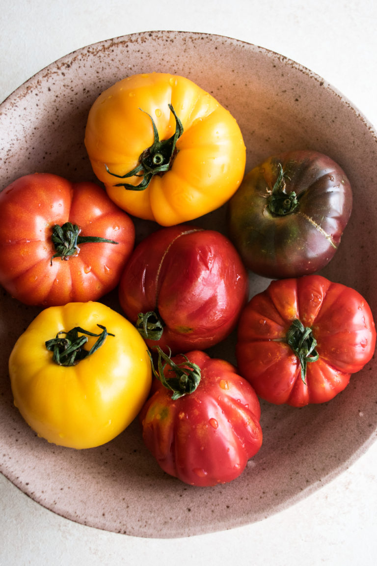 Heirloom Tomato Gazpacho with Grilled Bread - The Original Dish