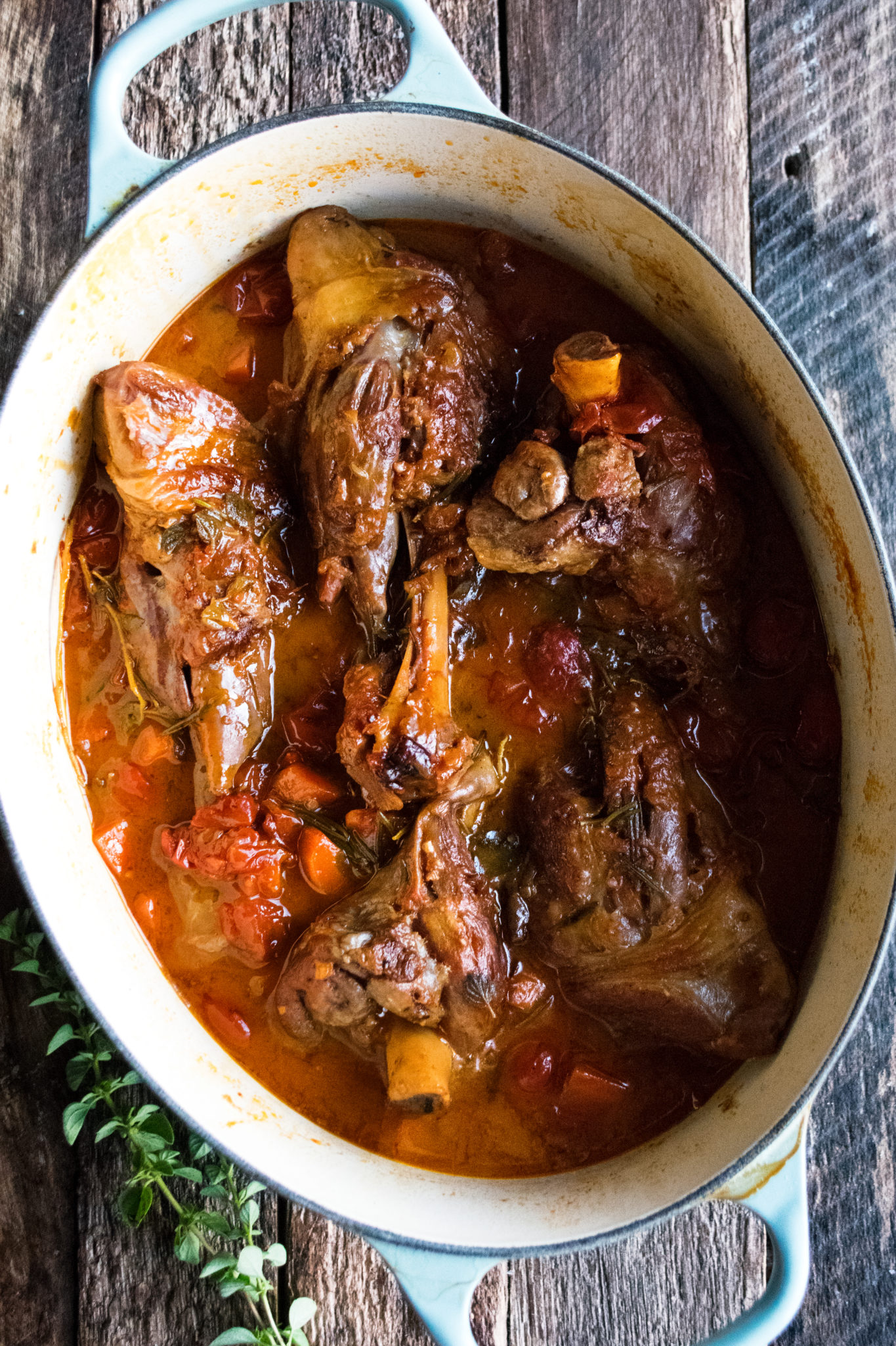 Braised Lamb Shanks with Creamy Polenta - The Original Dish