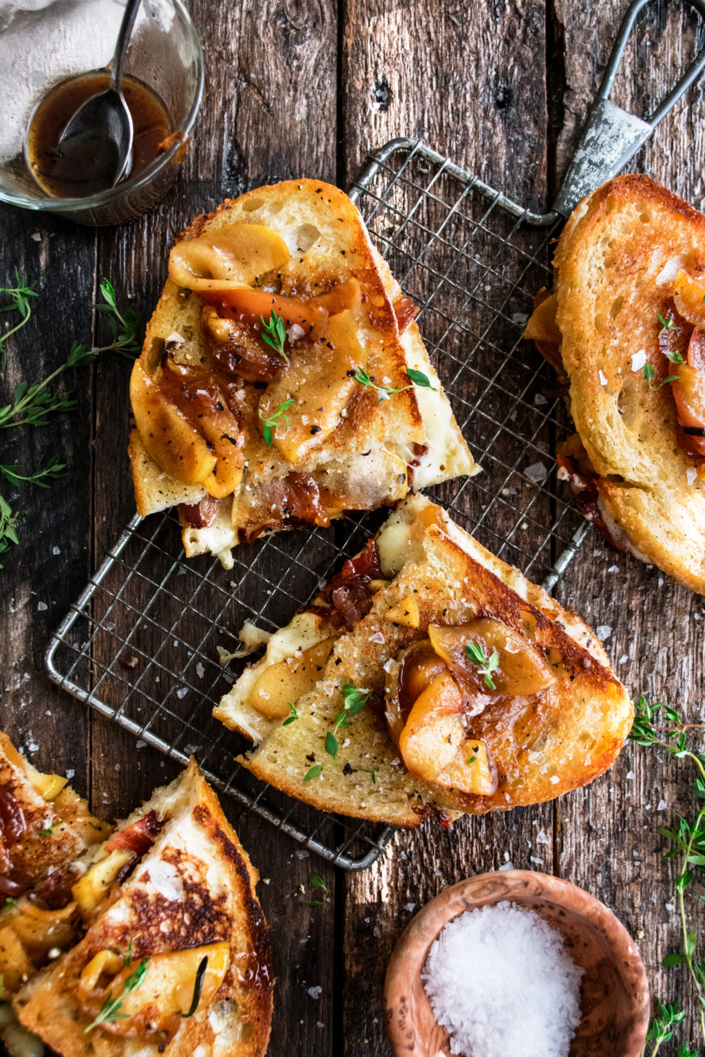 Caramelized Apple & Bacon Grilled Cheese - The Original Dish