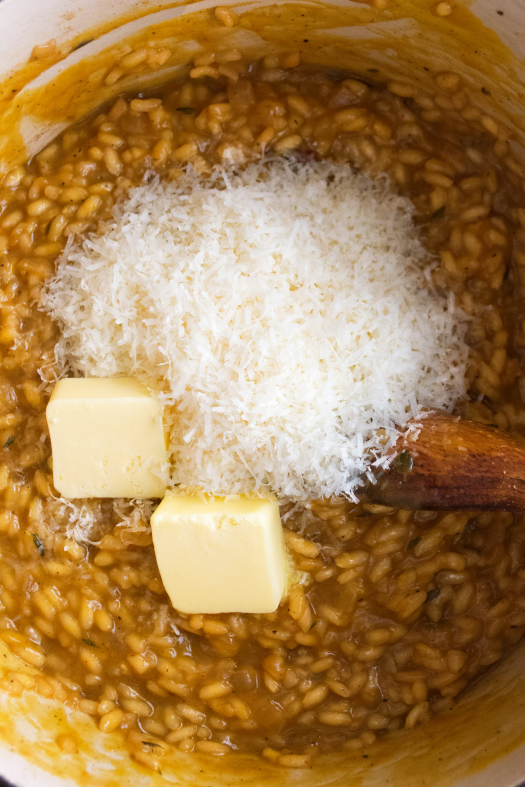 Pumpkin Risotto with Bacon & Parmesan - The Original Dish