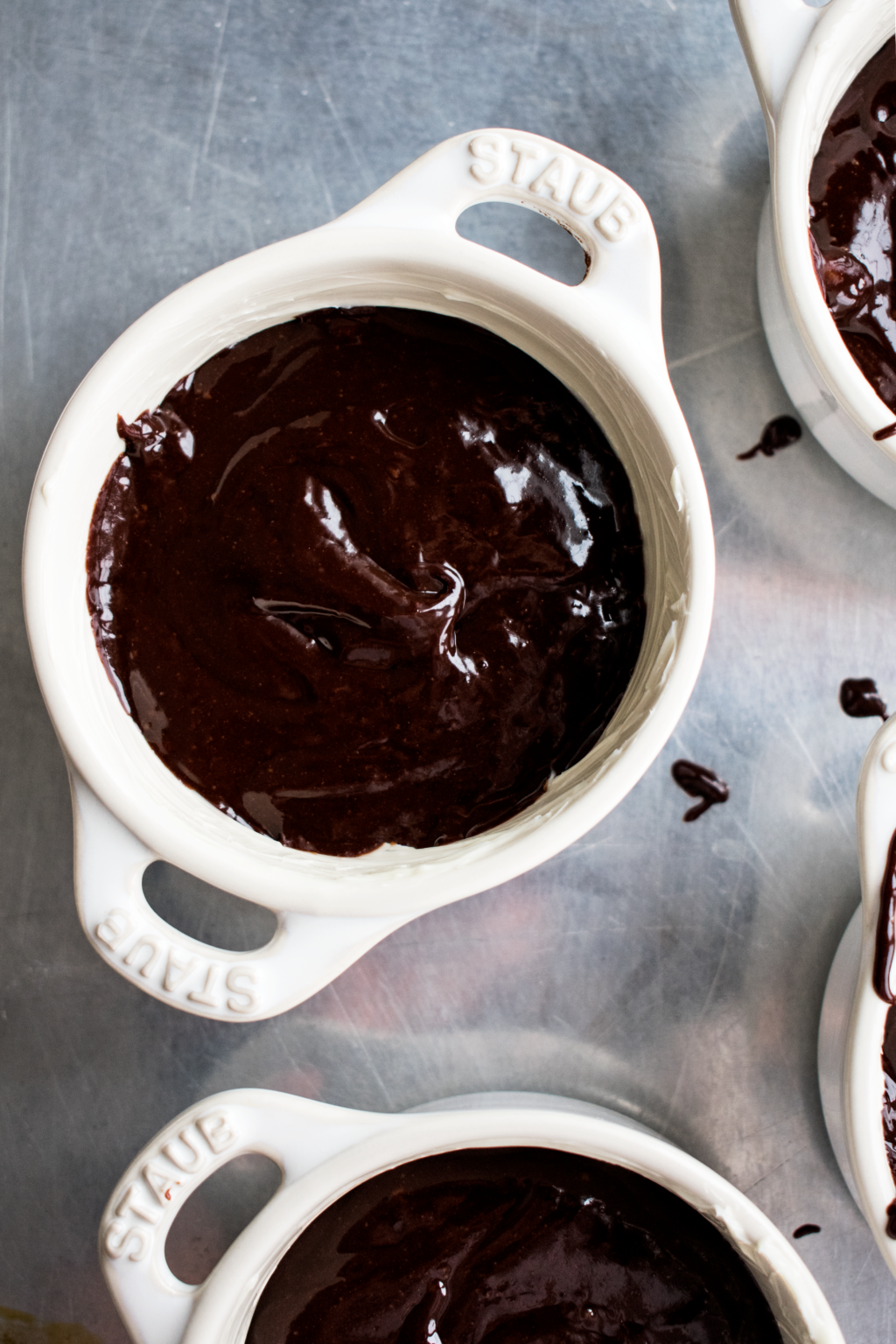 Molten Chocolate Cakes with Coffee & Rose - The Original Dish