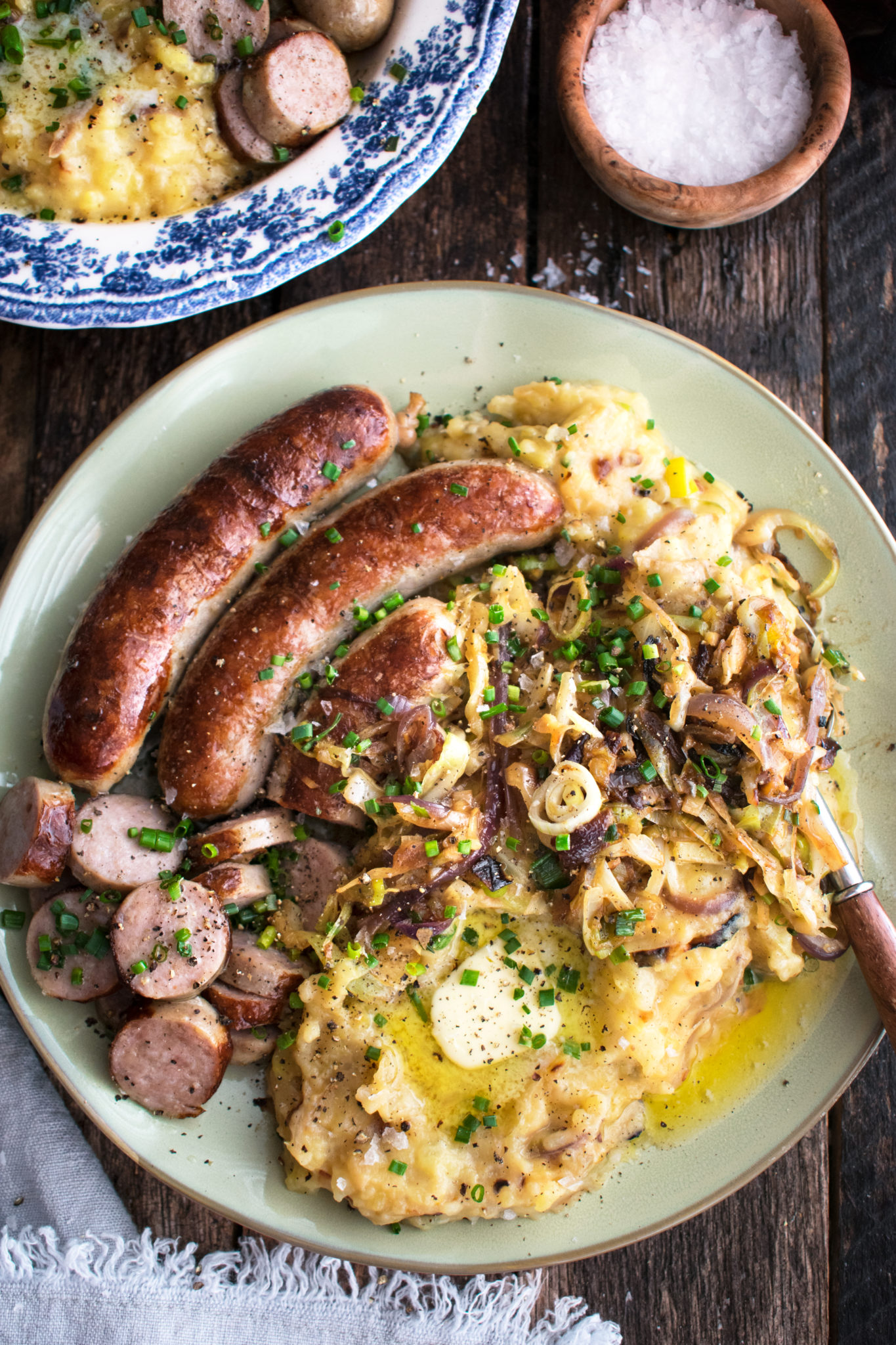 Irish Bangers and Colcannon Mash - The Original Dish