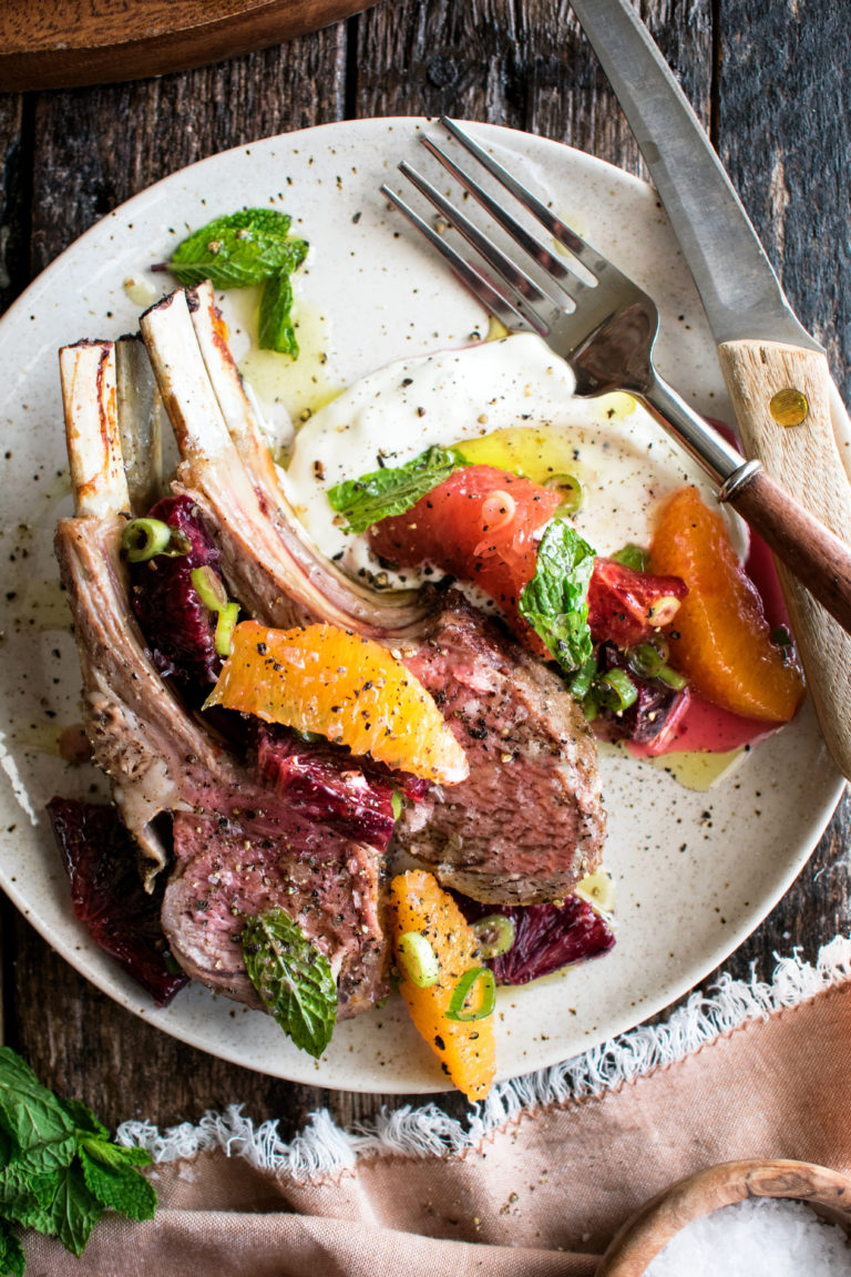 Spiced Rack of Lamb with Citrus Salad - The Original Dish