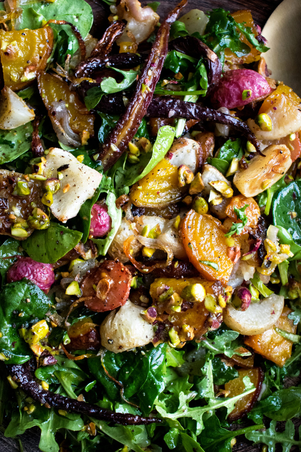 Spring Root Vegetable Salad with Pistachio Vinaigrette - The Original Dish