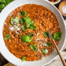 Tomato Basil Risotto - The Original Dish