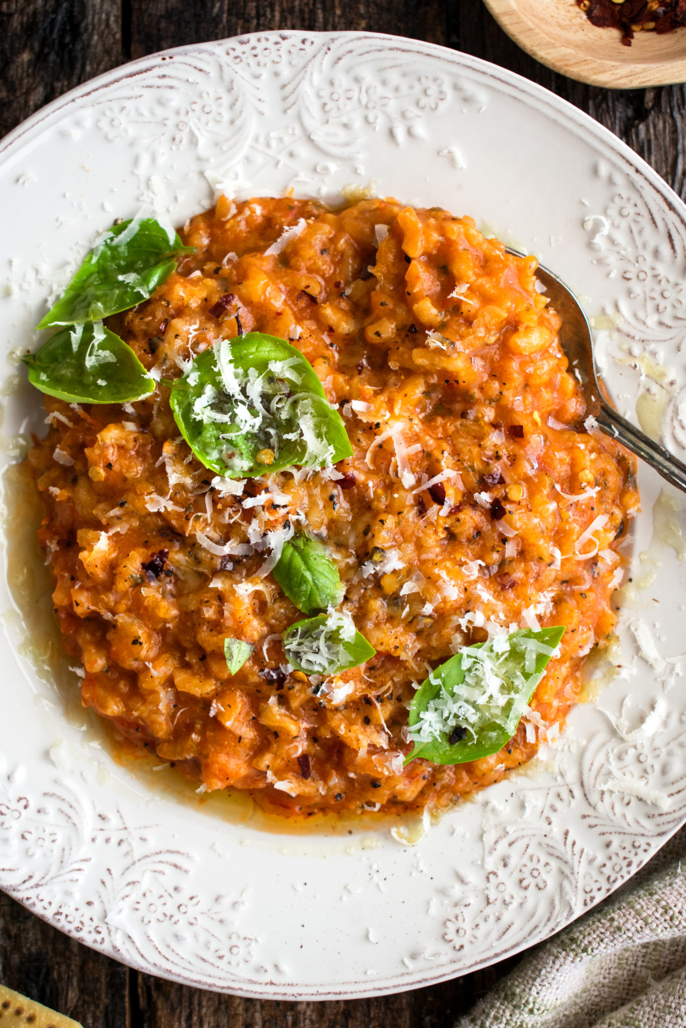 Tomato Basil Risotto - The Original Dish