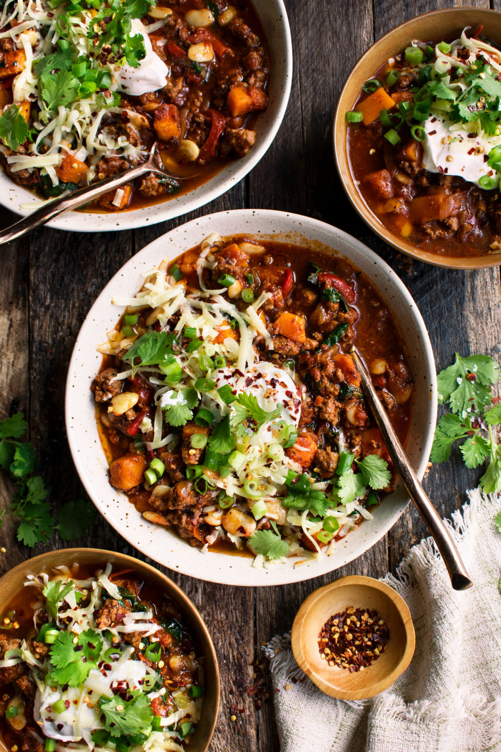 Spiced Lamb Chili with Butternut Squash & Kale - The Original Dish