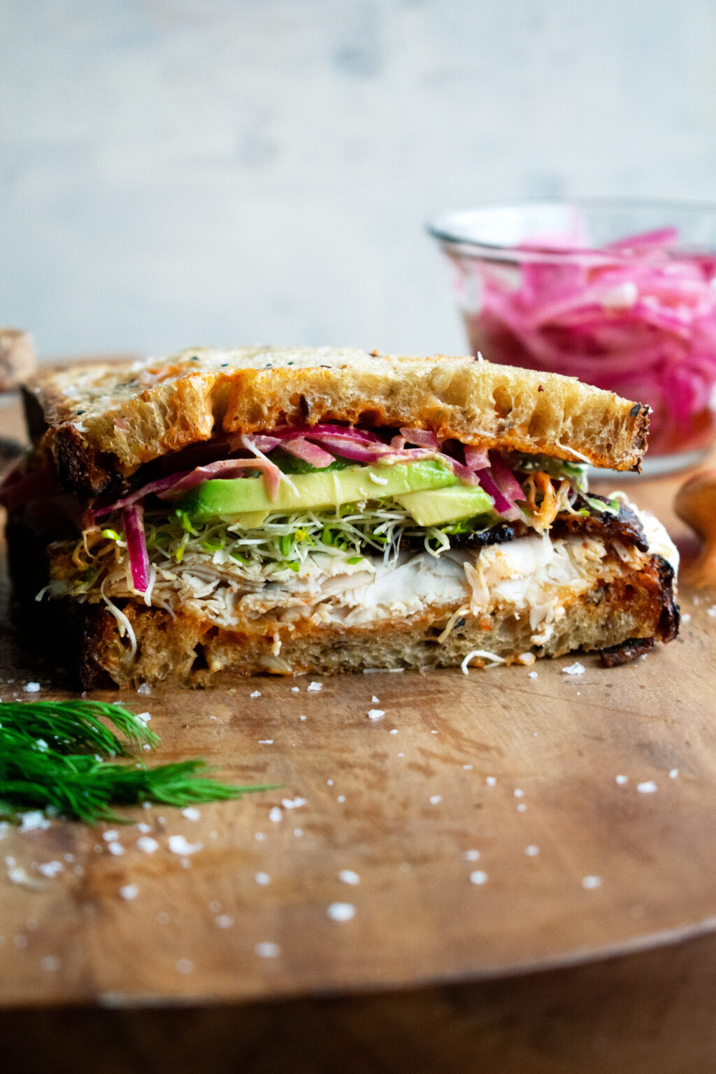 Smoked Turkey Sandwich with Spicy Mayo - The Original Dish