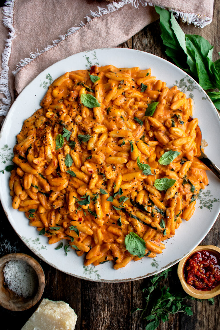 Creamy Basil & Calabrian Chili Cavatelli - The Original Dish