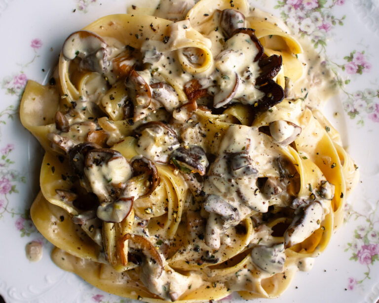 Creamy Mushroom Pappardelle - The Original Dish